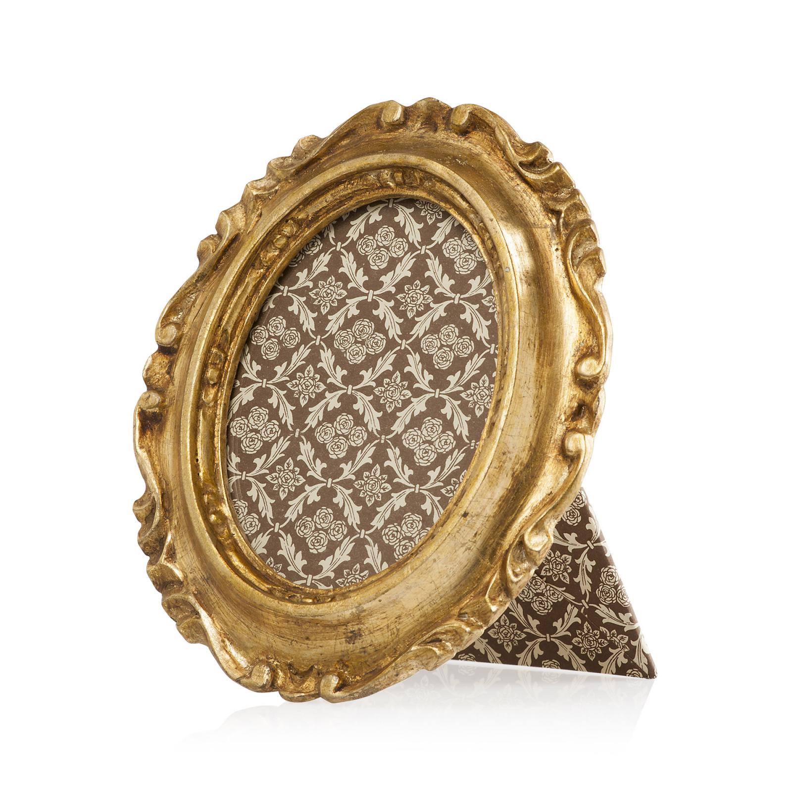 Hand carved oval frame size 5x4 inch